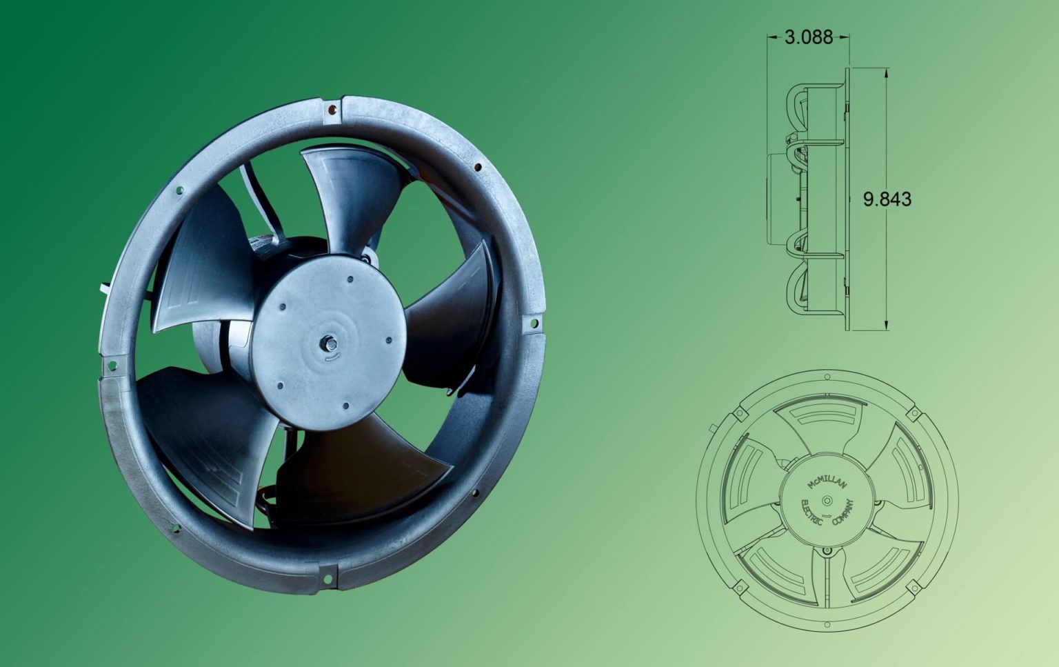 High Efficiency Axial Fans - McMillan Electric - Manufacturer of ...